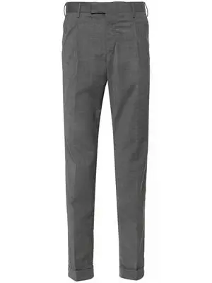 PT TORINO Tapered-leg Tailored Trousers - Grey