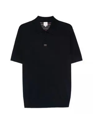 Paul Smith Buttoned Polo Shirt - Blue
