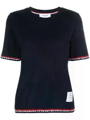 Thom Browne Trimmed T-shirts For Women
