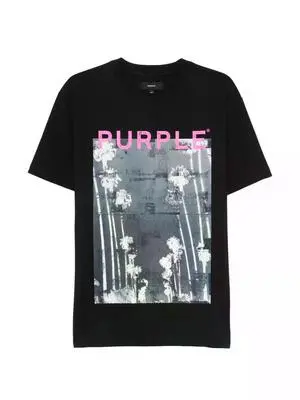 Purple Brand Pattern T-shirts For Men