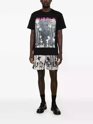 PURPLE BRAND Mirage Graphic-print T-shirt - Black