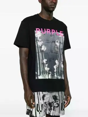PURPLE BRAND Mirage Graphic-print T-shirt - Black