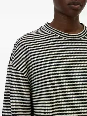 Closed Striped Long Sleeve Top