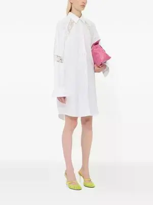 MSGM Lace-detail Mini Dress