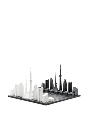 SKYLINE CHESS Tokyo Chess Set - Black