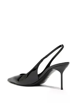 Paris Texas Lidia Slingback Pumps - Black