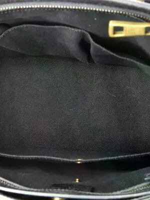 Gucci Bright Bit Convertible Leather Medium Tote Bag - Black
