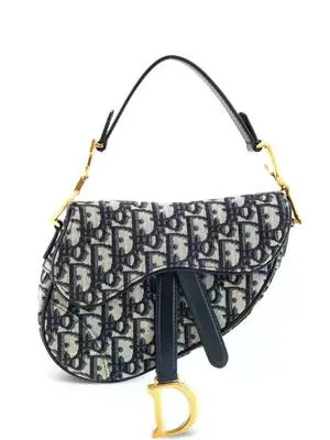 Dior Saddle Handbag Oblique Canvas Mini Shoulder Bag