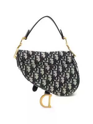 Dior Saddle Handbag Oblique Canvas Mini Shoulder Bag