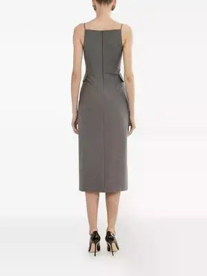 NISSA Sequined Button-fastening Dress