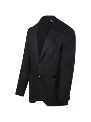 SANTANIELLO Front-pocket Button Blazer - Brown