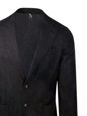 SANTANIELLO Front-pocket Button Blazer - Brown