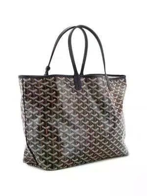 Goyard Saint Louis Coated Canvas Pm Tote Bag - Black