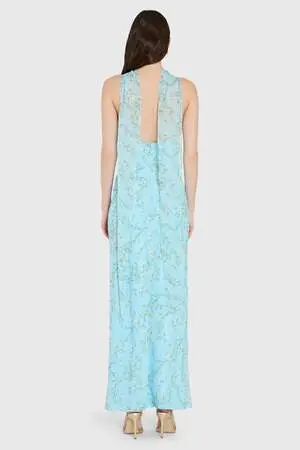 Amanda Uprichard Ashton Maxi Dress - Pacific