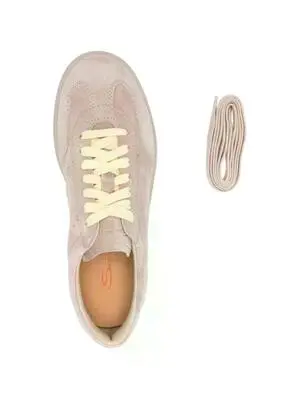 Santoni Perforated-detail Sneakers - Brown