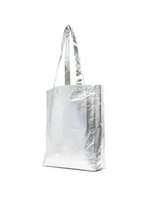 A.p.c. Logo-print Tote Bag - Silver