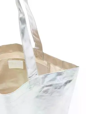 A.p.c. Logo-print Tote Bag - Silver