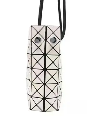 Issey Miyake Geometric-panel Shoulder Bag - Neutrals