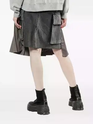 Mihara Yasuhiro Pleated Midi Skirt