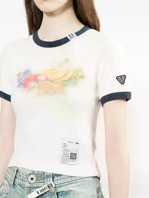 Mihara Yasuhiro Fruit-print T-shirt