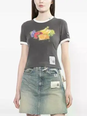 Mihara Yasuhiro Fruit-print T-shirt