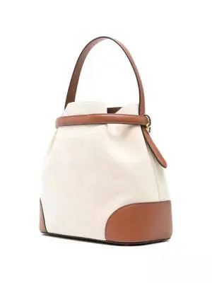 Ralph Lauren Buckle Chain Tote - Neutrals