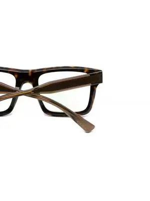 Gucci Square-frame Glasses - Brown