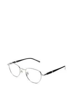 Montblanc Round-frame Glasses - Silver