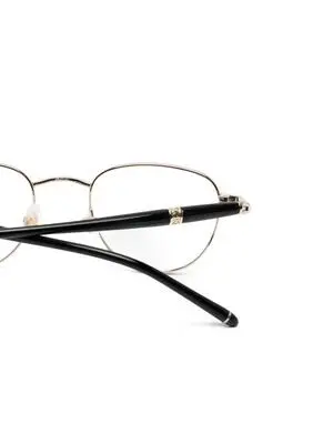 Montblanc Round-frame Glasses - Gold