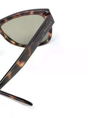 Gucci Pilot-frame Sunglasses - Brown