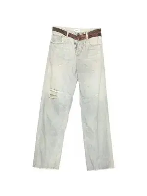HAIKURE Printed Belt Trousers