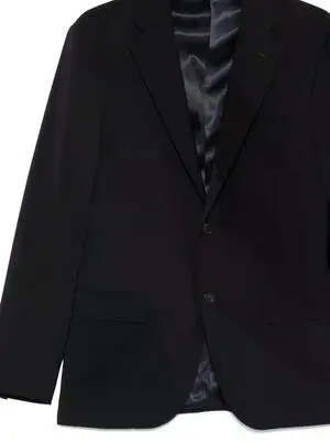Corneliani Button Virgin Wool Blazer - Blue