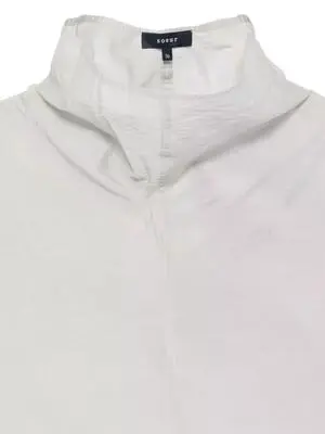Soeur High-neck Blouse - Grey