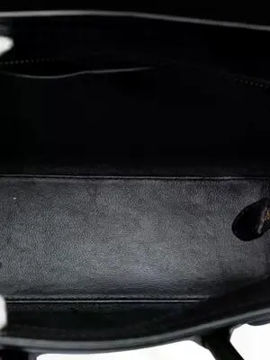 Celine 2003 Nano Tricolor Luggage Satchel - Brown