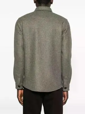 PROFUOMO Prince Of Wales-check Overshirt