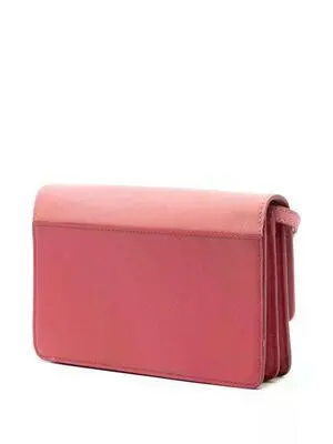 Prada 2010-2026 Bicolor Saffiano Lux Wallet On Strap - Pink