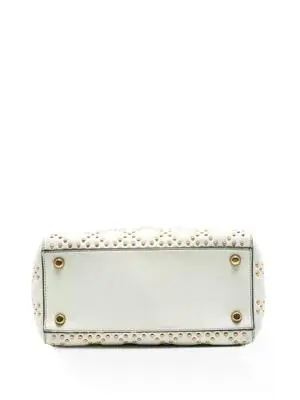 Dior 2018 Medium Lambskin Studded Lady Satchel