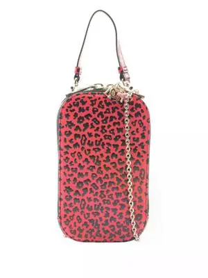Dior 2021 Leather Phone Holder - Red