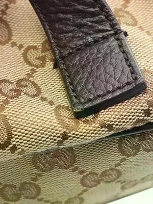 Gucci Gg Canvas Drawstring Backpack