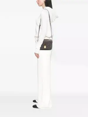 LOUIS VUITTON Monogram Pochette Metis Satchel - Brown