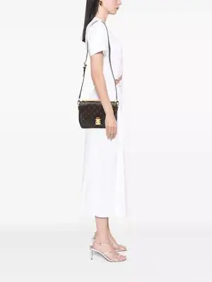 LOUIS VUITTON 2016 Monogram Pochette Metis Satchel - Brown