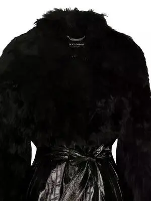 Dolce & Gabbana Leather Coat