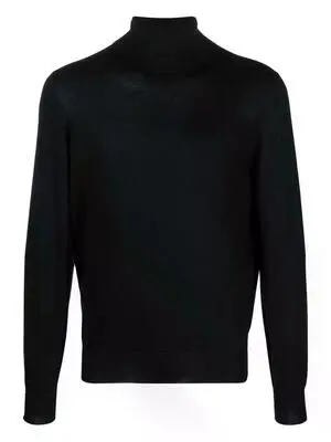 Brunello Cucinelli Roll Neck Sweater - Black