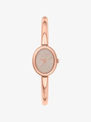Michael Kors Petite Maude -tone Bangle Watch - Rose Gold