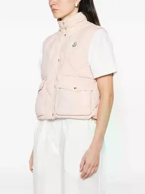 Moncler Biois Quilted Gilet - Pink