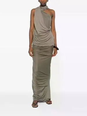 ENTIRE STUDIOS Sleeveless Draped-design Top - Neutrals