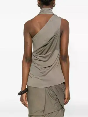 ENTIRE STUDIOS Sleeveless Draped-design Top - Neutrals