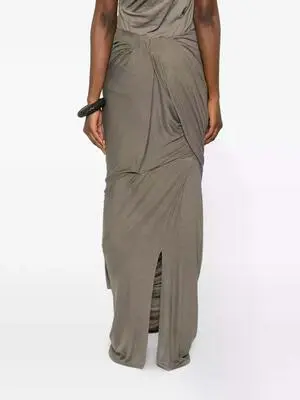 ENTIRE STUDIOS Draped Maxi Skirt - Neutrals