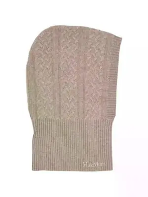 Max Mara Cable-knit Balaclava