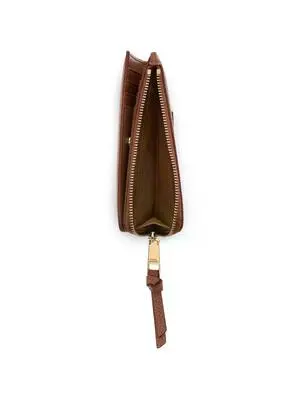 Marc Jacobs Zip Leather Wallet - Brown